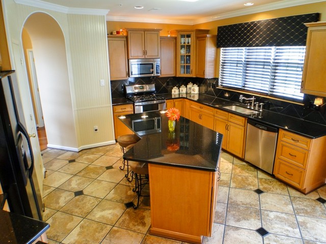 Open Floor Plan Kitchen Design - Traditional - Kitchen - Houston - by ...