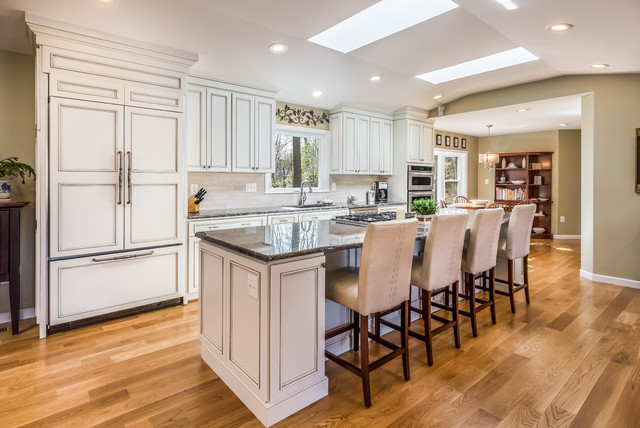 Open Floor Plan Kitchen with Sand & Finish Hardwood - Transitional - Kitchen - DC Metro - by KBF ...