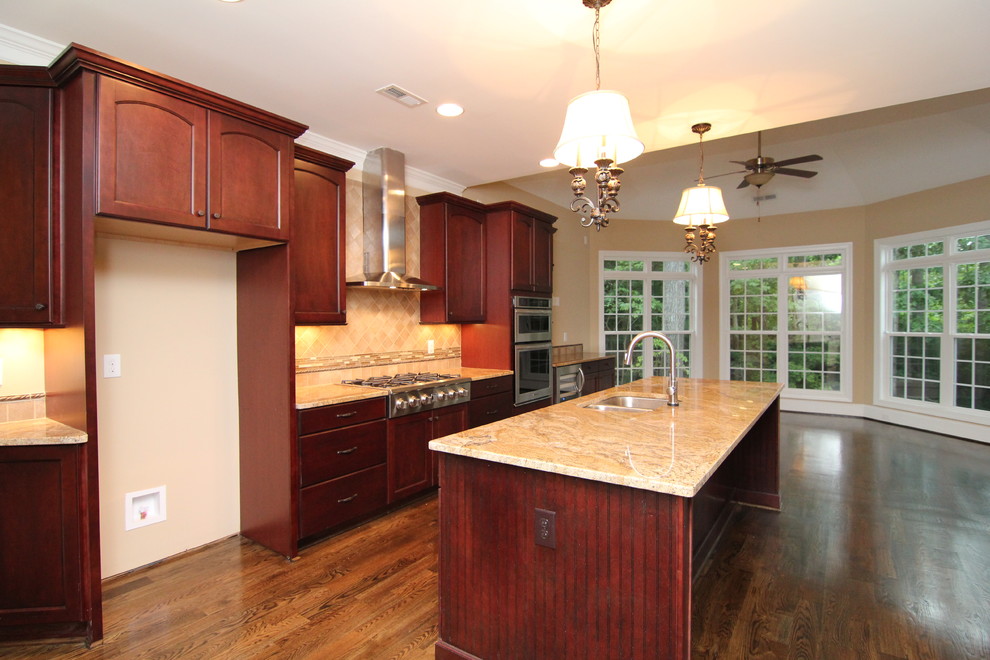 Open island kitchen - Traditional - Kitchen - Raleigh - by Stanton ...
