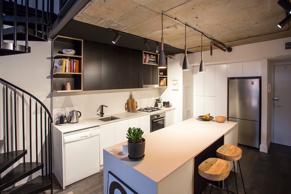 Open Kitchen - Industrial - Kitchen - Sydney - by House of Origin | Houzz