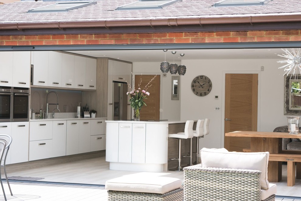 Open Plan Kitchen Extension - Contemporary - Kitchen - Hertfordshire ...