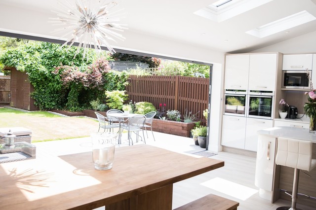 Open Plan Kitchen Extension - Contemporary - Kitchen - Hertfordshire ...