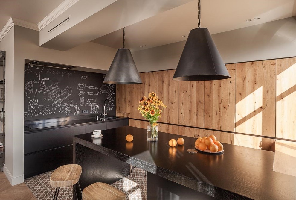 Open Plan Kitchen, Family apartment, Hampstead - Contemporary - Kitchen ...