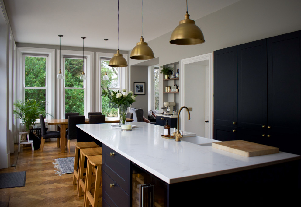 open plan kitchen island - Traditional - Kitchen - by McCann Moore ...