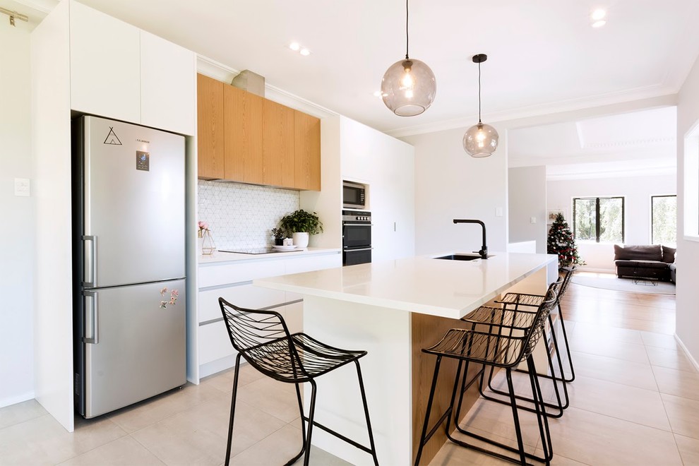 Open Plan Kitchen - Contemporary - Kitchen - Perth - by Refresh ...