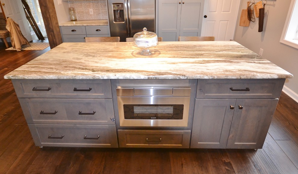 Open Rustic Kitchen in West Chester PA - Rustic - Kitchen ...