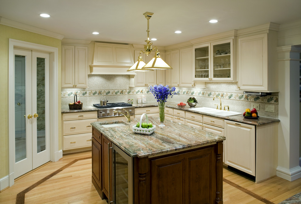 Opening-up a windowless kitchen - Traditional - Kitchen - Tampa - by ...