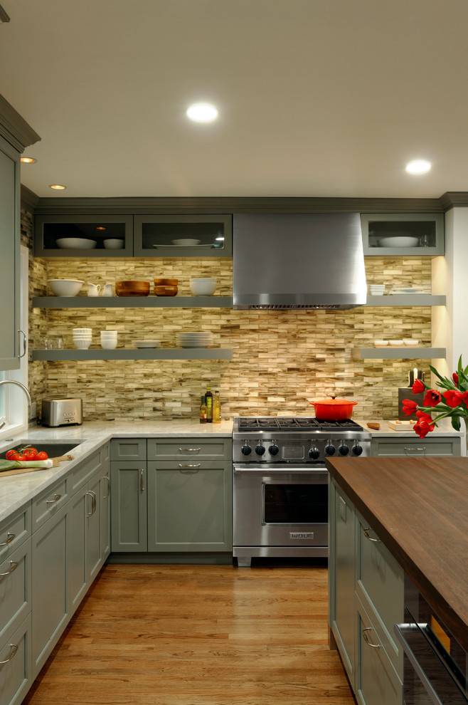 Opening Up Traffic Flow - Traditional - Kitchen - DC Metro - by ...
