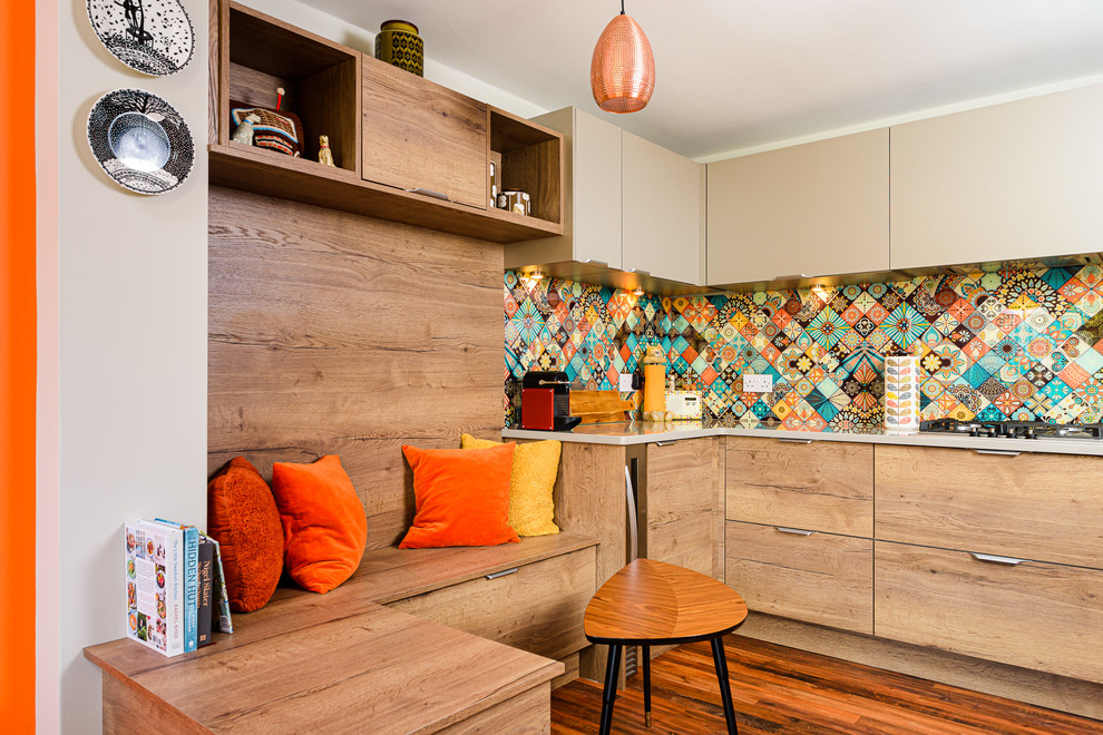 Orange is the happiest colour-Frank Sinatra - Midcentury - Kitchen ...