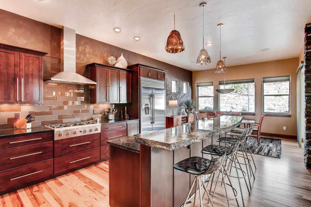 Organic Modern Spa Living Room - Transitional - Kitchen - Denver - by D ...