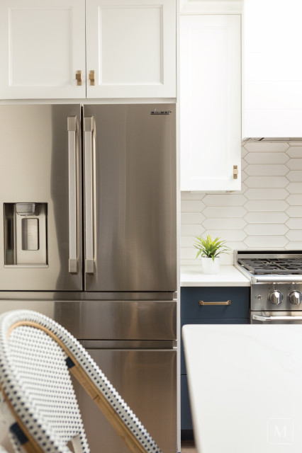 Orient Way - Blue and White Kitchen - Transitional - Kitchen - New York ...
