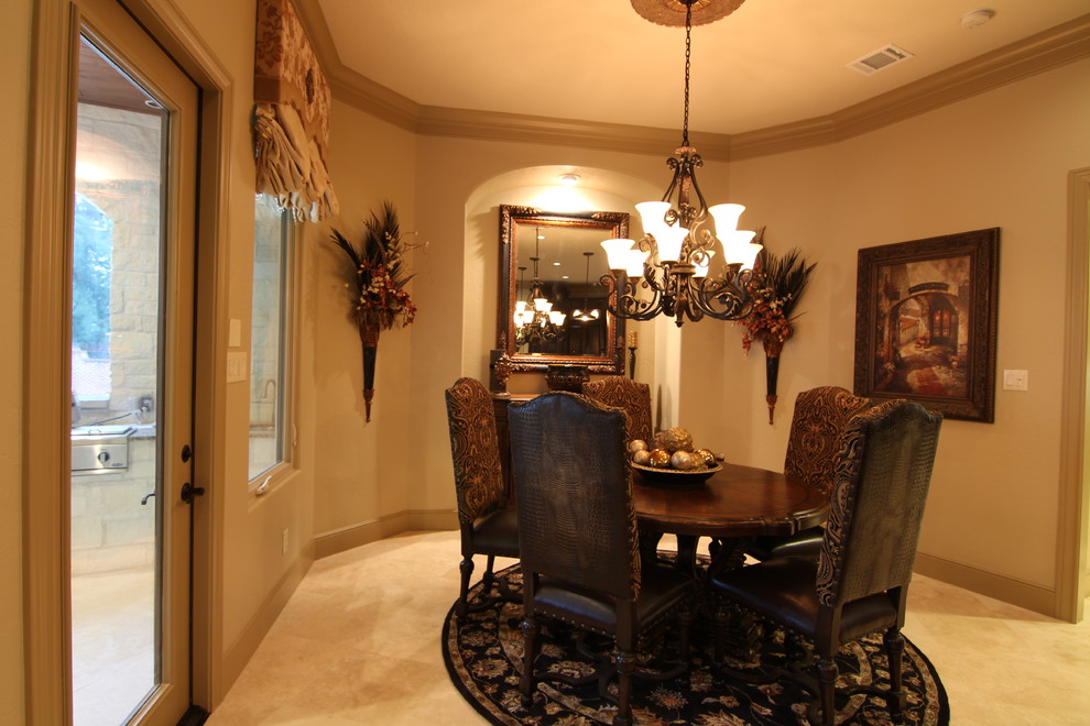 Origin Architects - Classic French Cottage - Mediterranean - Dining Room - Houston - by Ideo ...