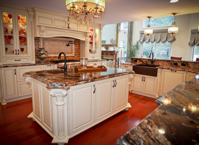 Ornate Kitchen in Spring Lake, NJ - Traditional - Kitchen - New York ...