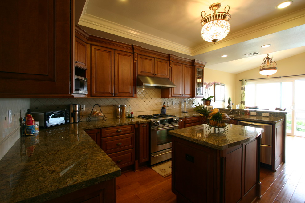 ornate kitchen - Traditional - Kitchen - Los Angeles - by South Bay ...