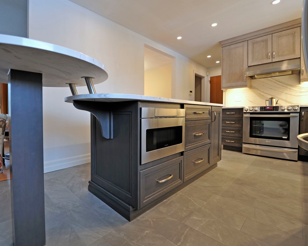 Ottawa Two-tone transitional kitchen Omega - Transitional - Kitchen ...