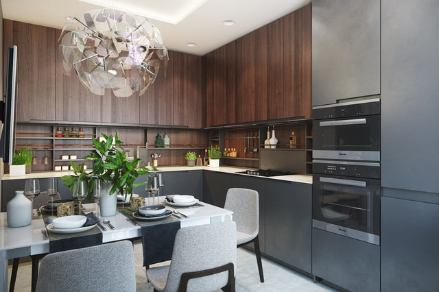 Outsource Architectural Renderings for Kitchen Project - Contemporain ...