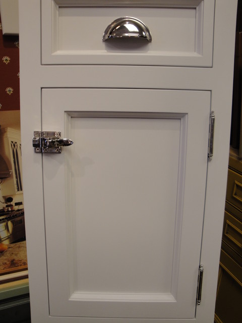 painted flush inset door style - Beach Style - Kitchen - Orange County ...