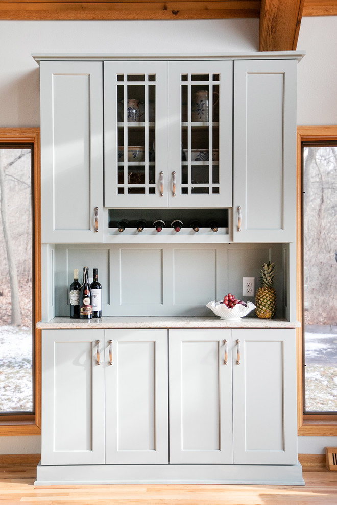 Blue Grey Kitchen - Rustic - Kitchen - Other - by Curran Cabinetry ...