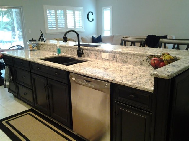 Palm Harbor Kitchen Design & Install - Transitional - Kitchen - Tampa ...