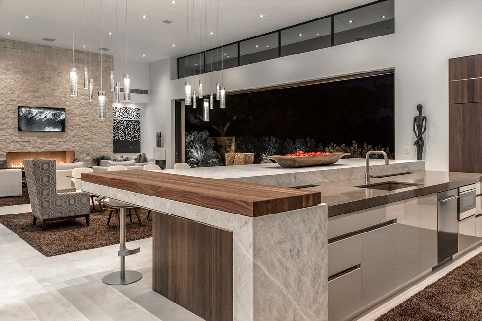 Palm Springs Homes - Contemporary - Kitchen - Los Angeles - by ...