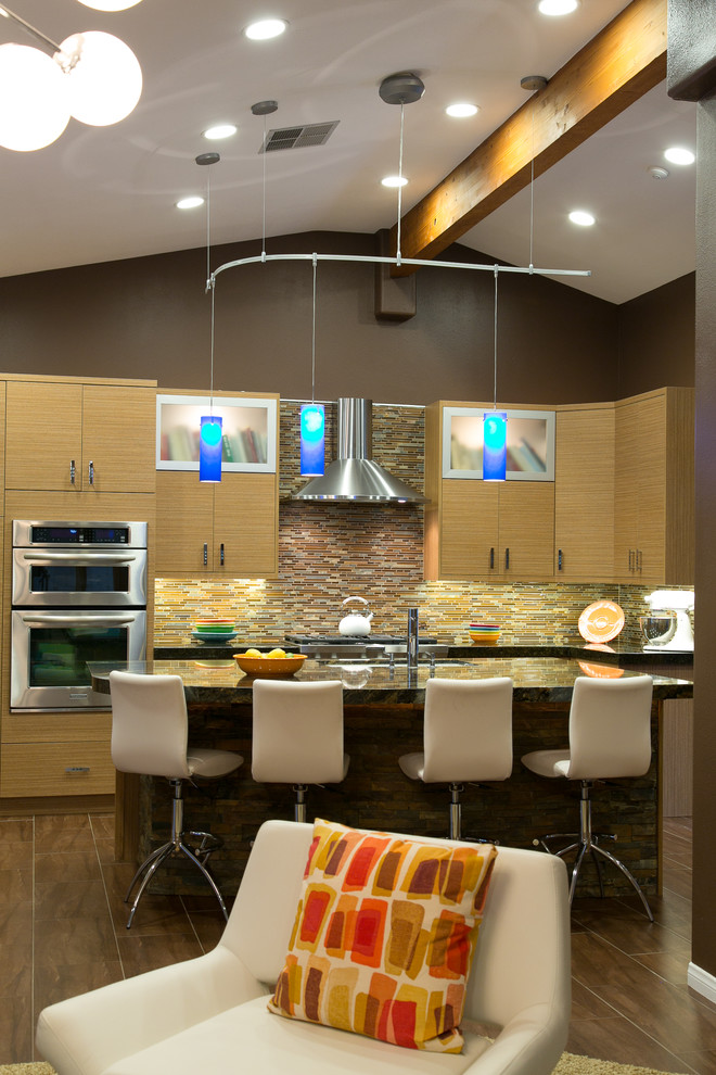 Palm Springs Kitchen & Great Room Remodel - Midcentury - Kitchen ...