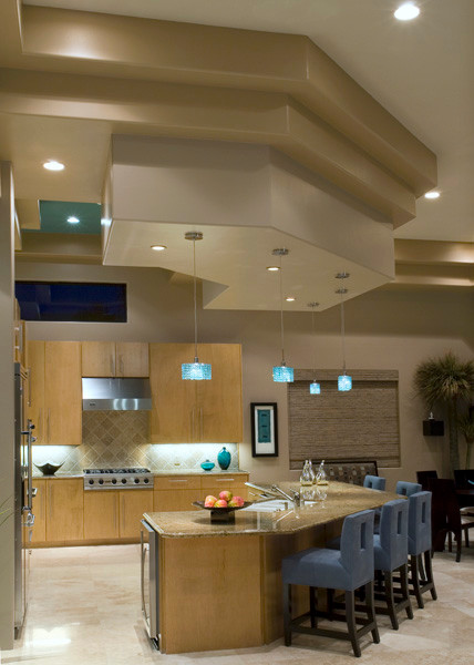 Palm Springs Modern Contemporary Custom Home - Contemporary - Kitchen ...