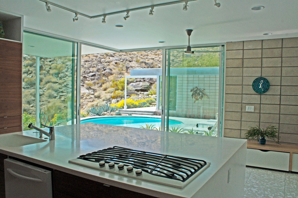 Palm Springs Modern Kitchen View - Modern - Kitchen - Los Angeles - by ...