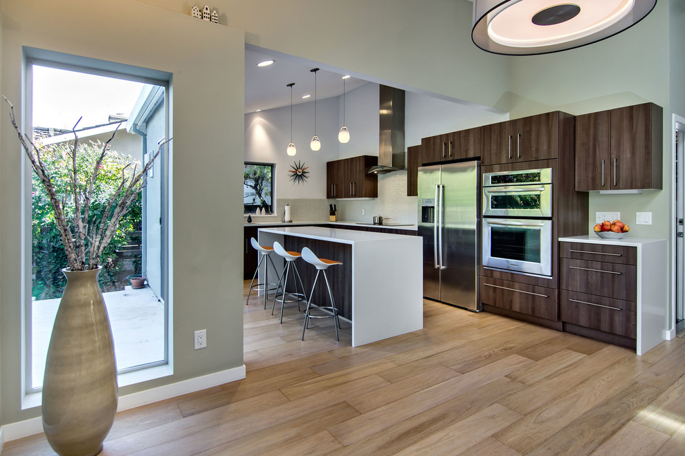 Palo Alto Kitchen Design - Midcentury - Kitchen - San Francisco - by ...