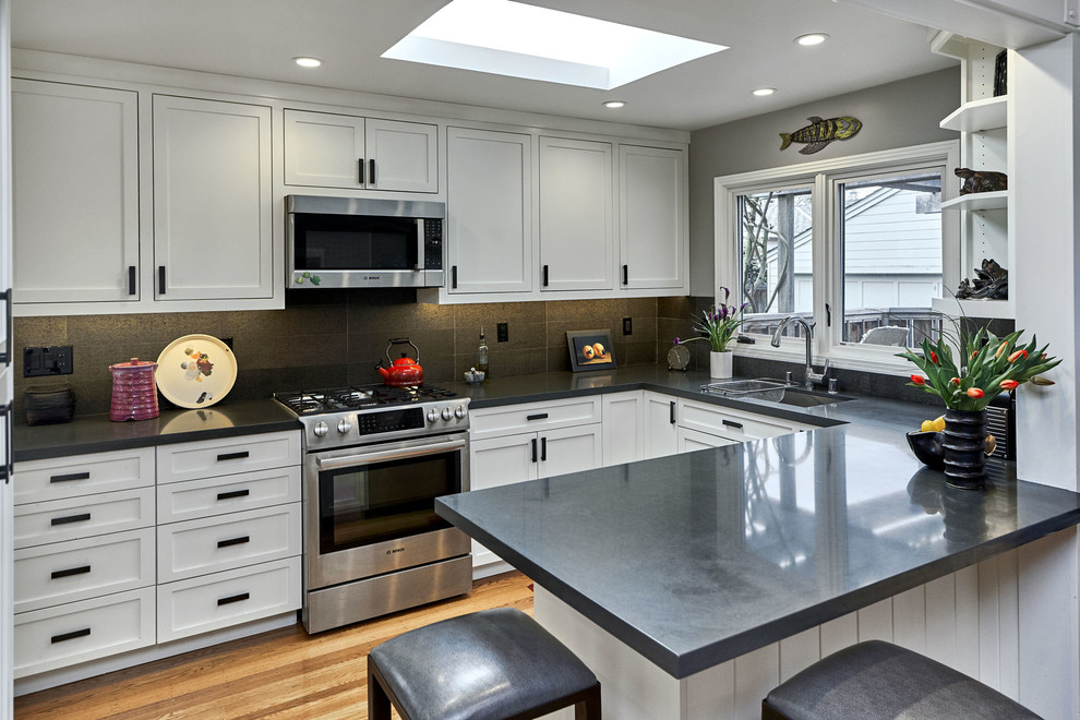 Palo Alto Kitchen + Master & Guest Bath - Transitional - Kitchen - San ...
