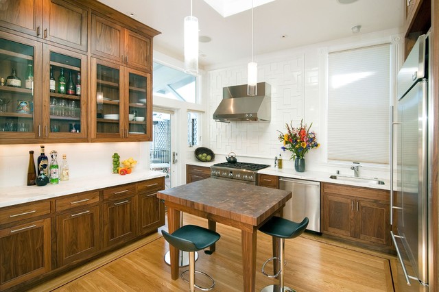 Palo Alto Kitchen Redesign with Floating Island - Contemporain - Cuisine - San Francisco - par ...