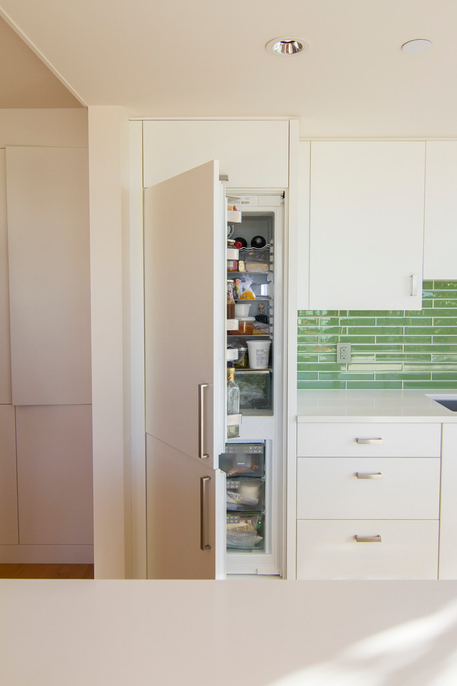 Paneled Fridge - Modern - Kitchen - Vancouver - by My House Design ...