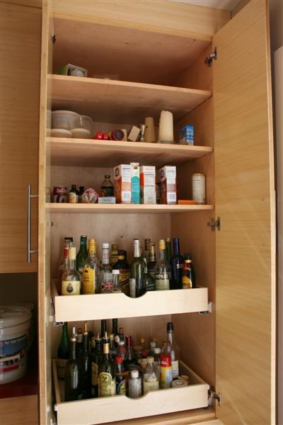 Pantry Roll Out Storage - Modern - Kitchen - San Francisco - by SJ&J ...