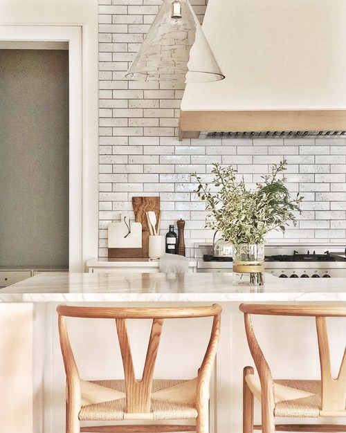 39+ White Brick Backsplash ( ROUGH TEXTURE ) - Natural Bricks