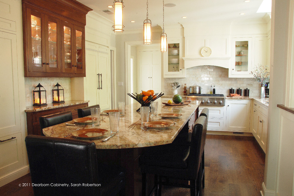 Parkway Colonial kitchen - Traditional - Kitchen - New York - by Studio ...
