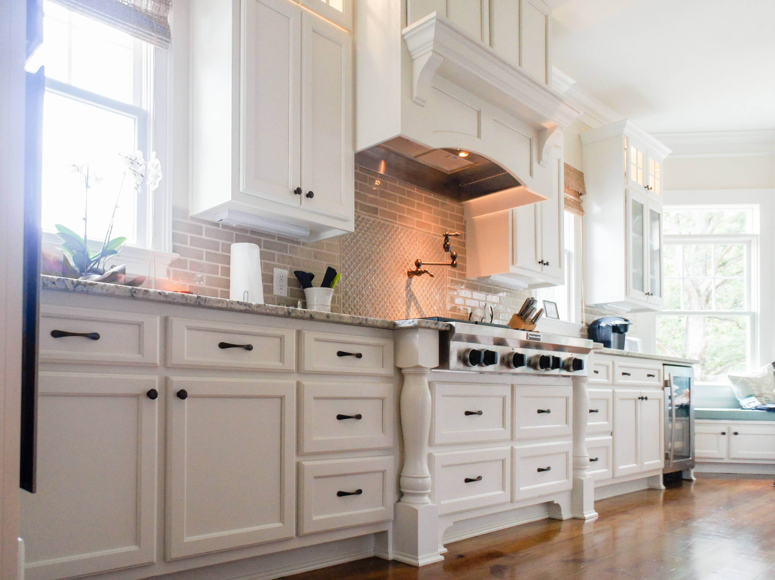 Partial Overlay White Cabinets | Cabinets Matttroy