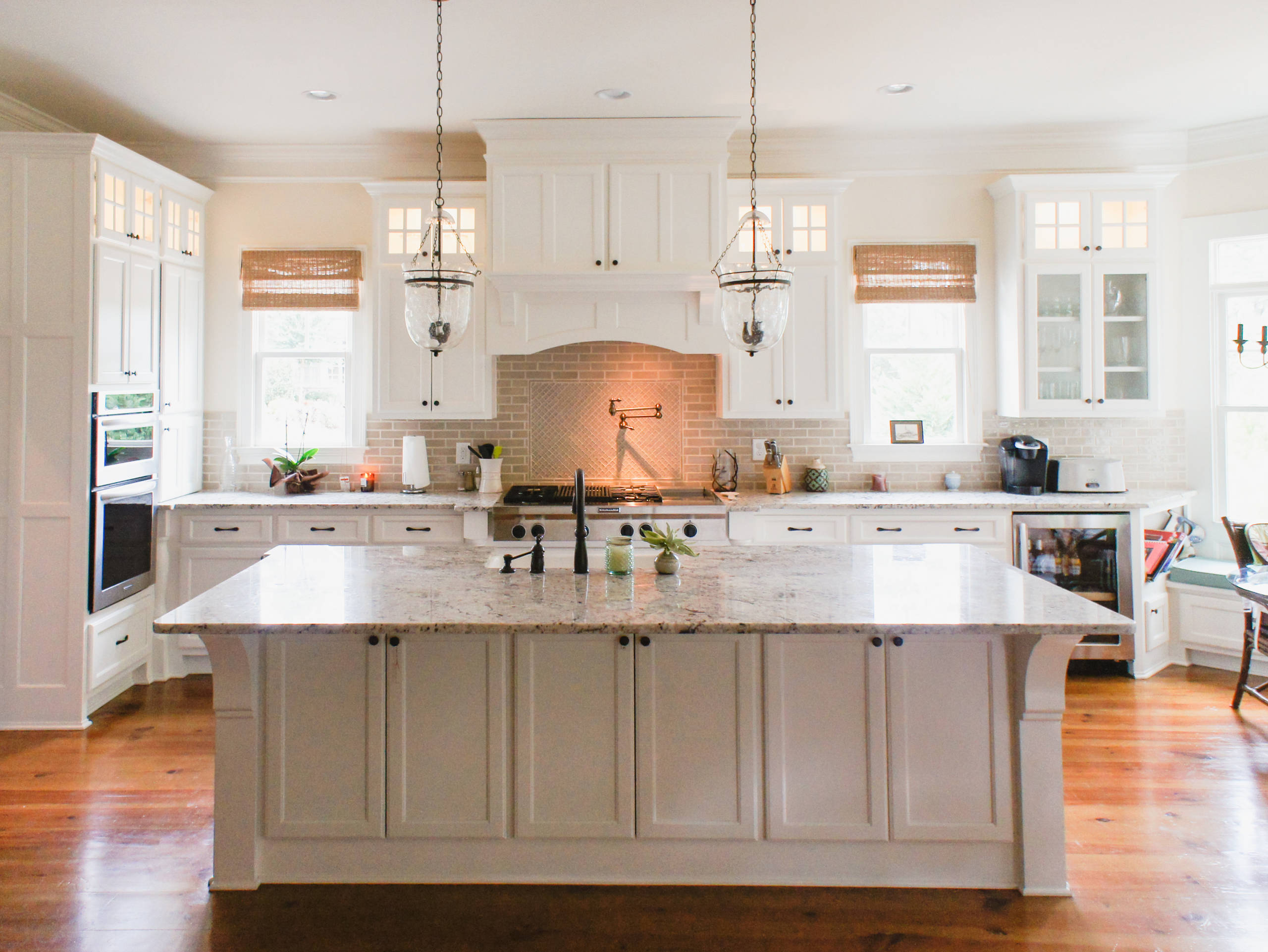 Partial Overlay White Cabinets | Cabinets Matttroy