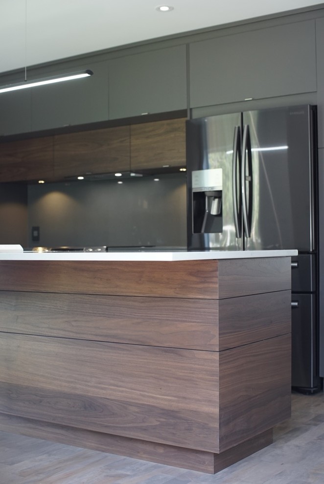 Pascal et Jinny - Modern - Kitchen - Montreal - by Armoires Créabec Inc ...