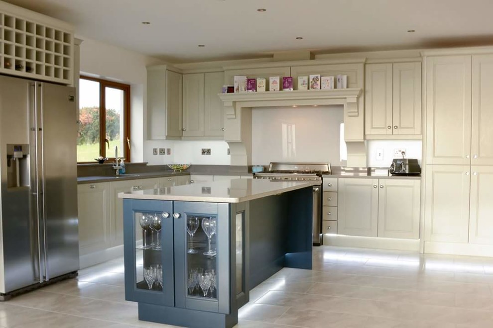 Pavillion Grey and Hague Blue kitchen - Contemporary - Kitchen - Other ...