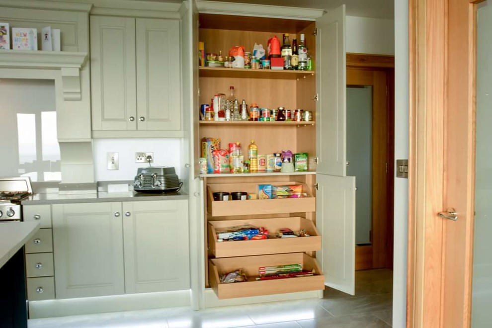 Pavillion Grey and Hague Blue kitchen - Contemporary - Kitchen - Other ...
