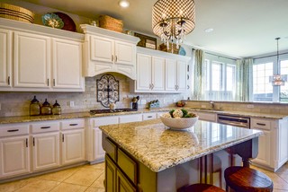 Peaceful Elegance - Transitional - Kitchen - Dallas - by Devdan ...