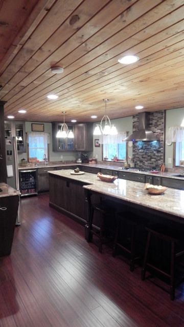 Pennsylvania Hunting Cabin Remodel - Transitional - Kitchen - New York ...
