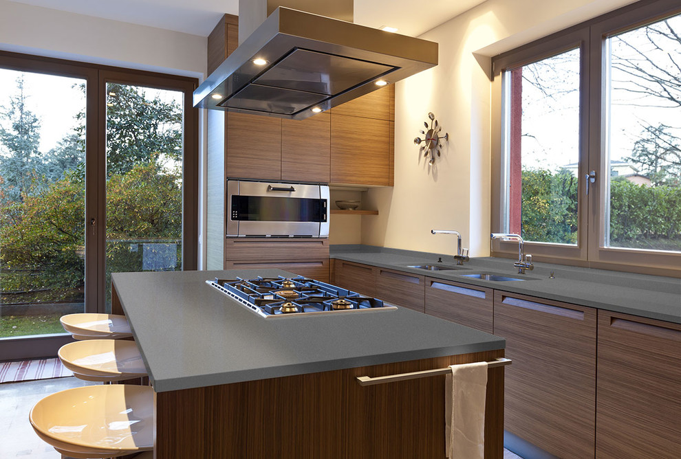 PentalQuartz - Paloma Honed - Contemporary - Kitchen - Seattle - by ...