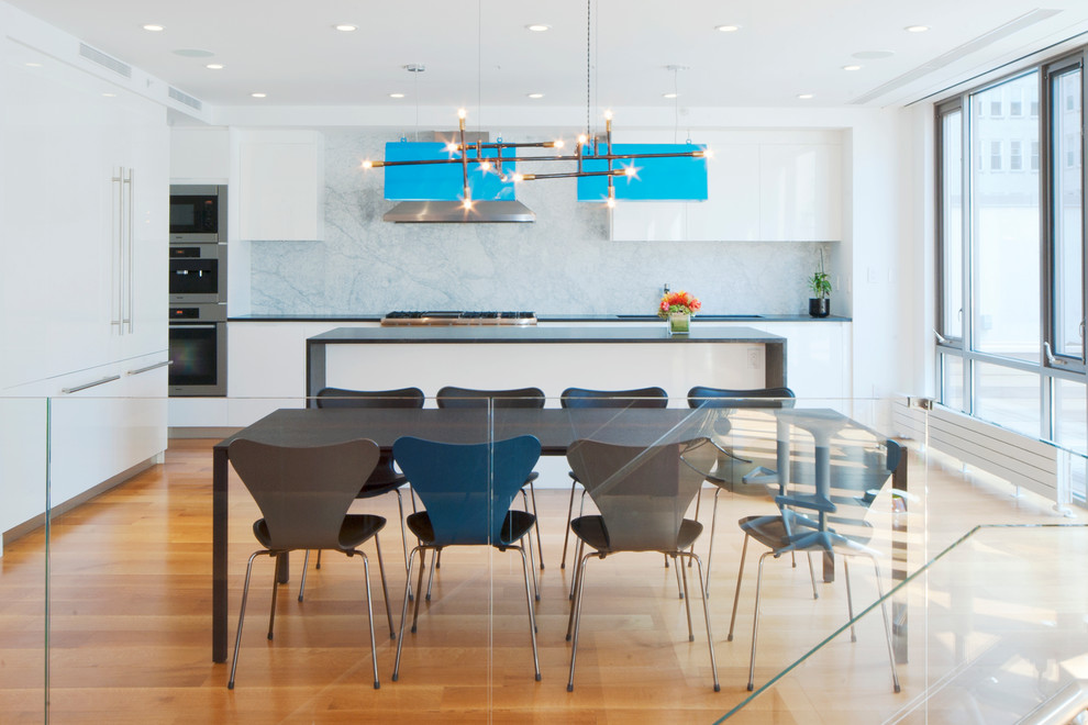 Penthouse Combination, - Contemporary - Kitchen - New York - by PACS ...