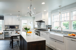 Period Glamour - Traditional - Kitchen - Portland - by Mosaik Design ...