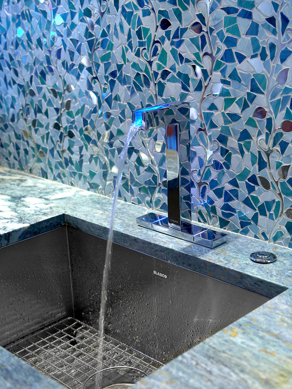 Persian Inspired Penthouse Residence - Kitchen - Dallas - by Tommy ...