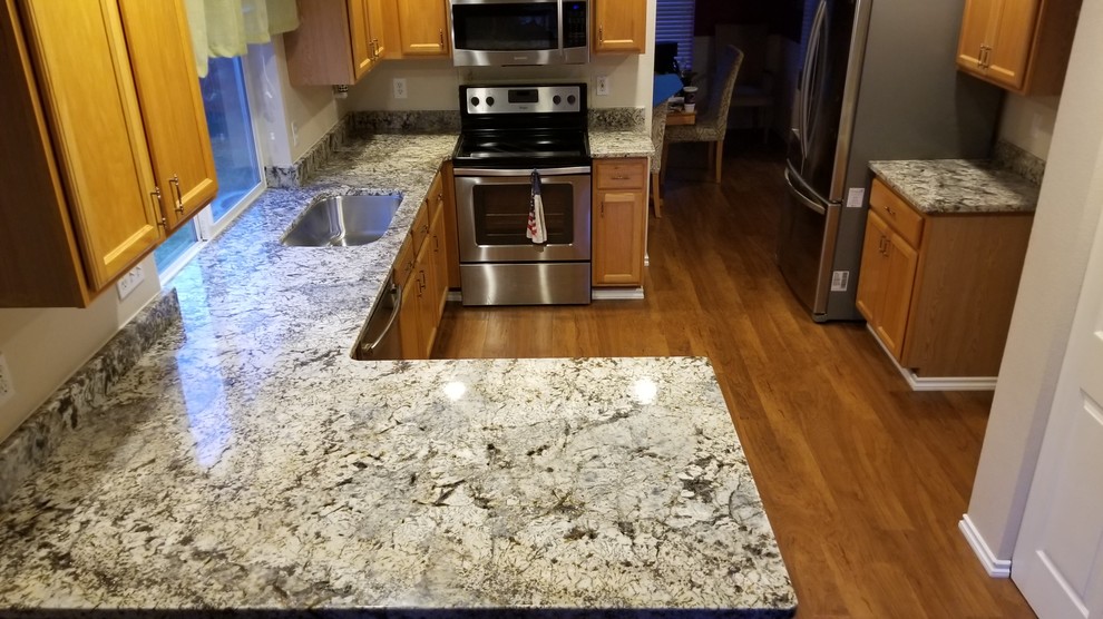 "Petrous Cream" Granite Countertops - Kitchen - Seattle - by Tops Solid ...