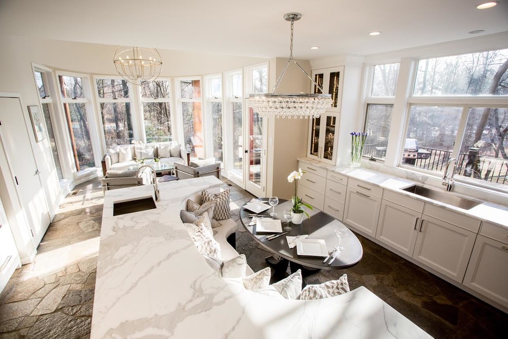 Philly Suburb Clean and Sophisticated Kitchen Remodel - Transitional ...