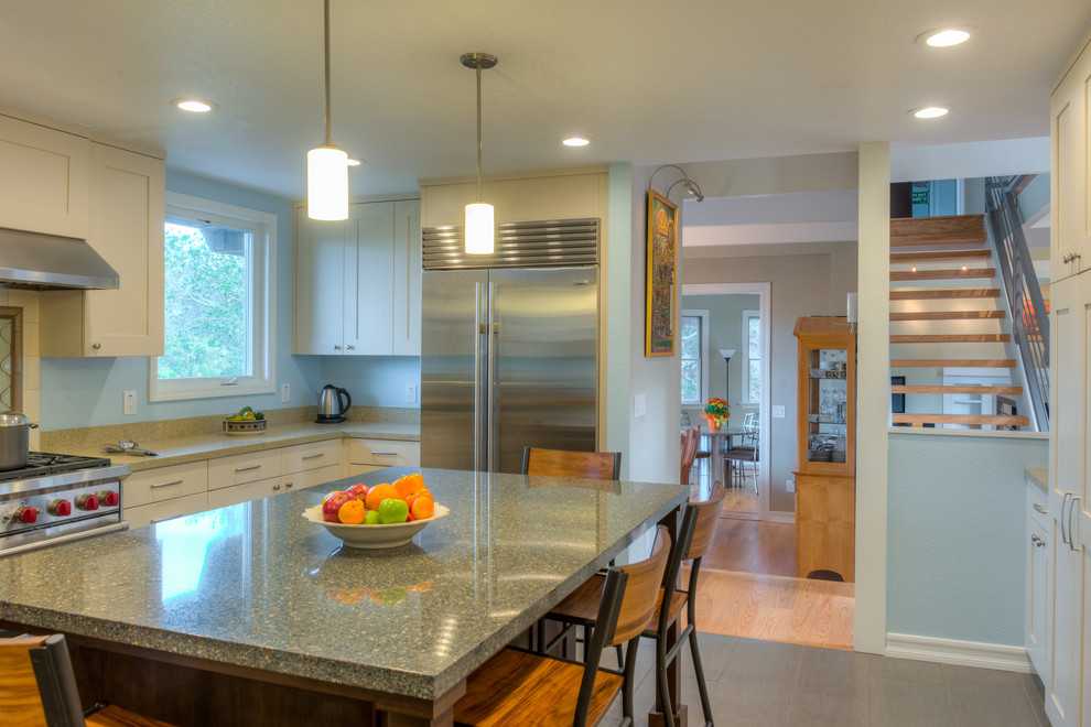 Piedmont Kitchen & Exterior Transformation - Transitional - Kitchen ...