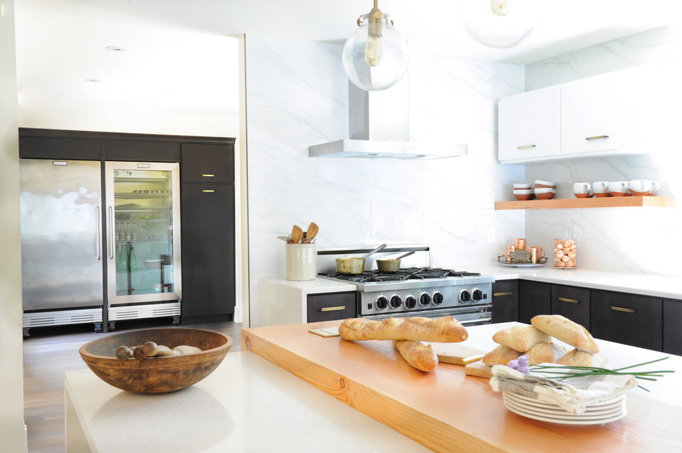 Pilon Road Waterfront Home - Contemporary - Kitchen - Vancouver - by ...