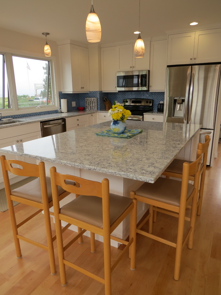 Pine Point Kitchen Remodel - Beach Style - Kitchen - Portland Maine ...